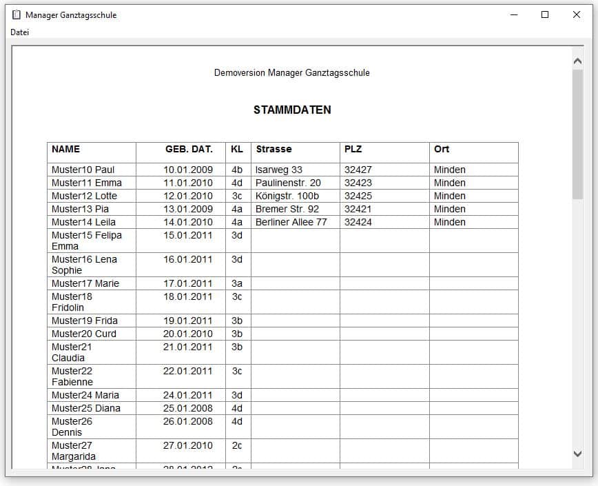 SCREEN-SHOTS - Manager Ganztagsschule